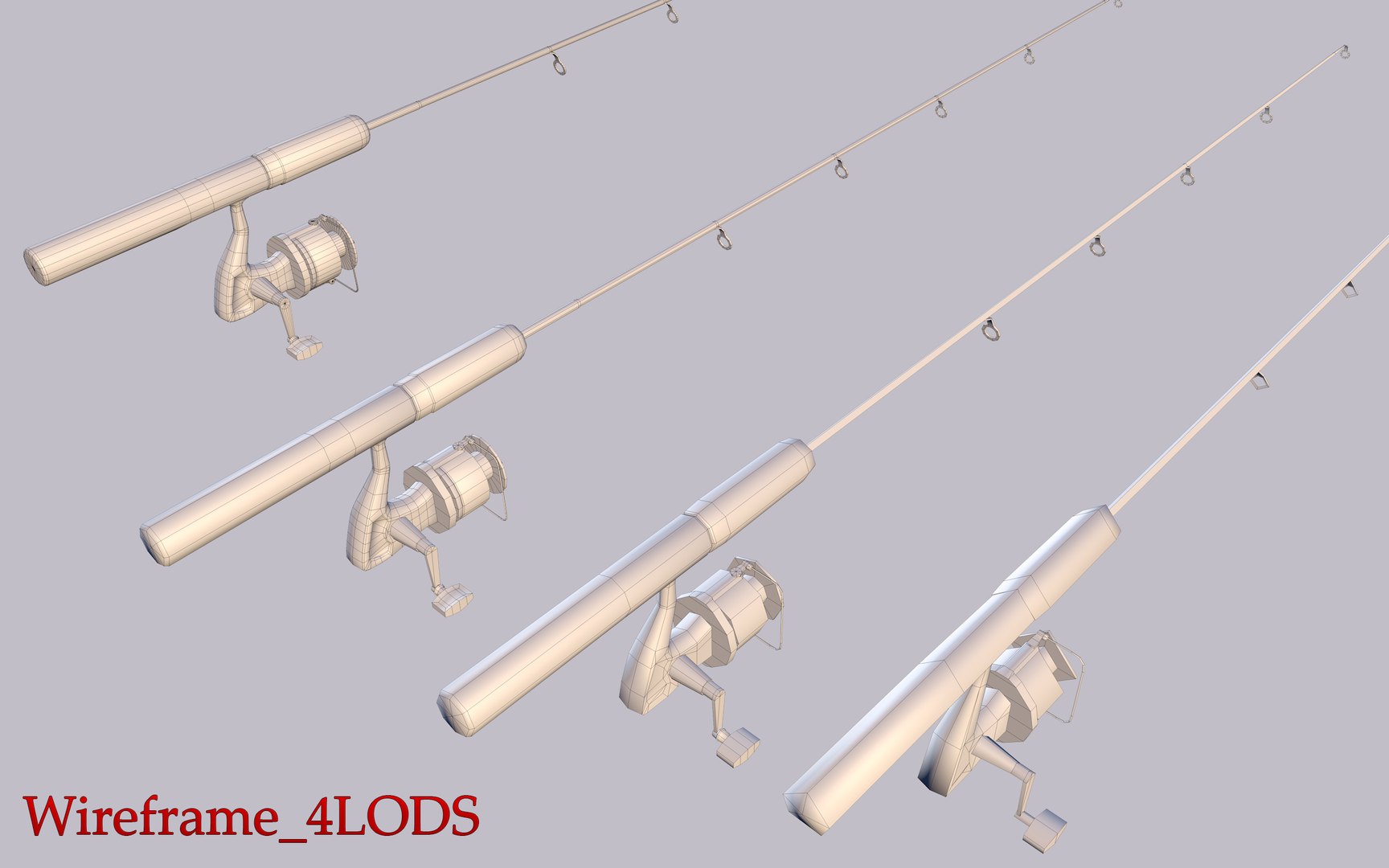 3D Realistic Fishing Rod - TurboSquid 1508846