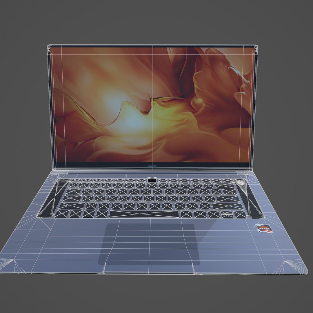 3D Huawei MateBook D 16 Model - TurboSquid 1892192