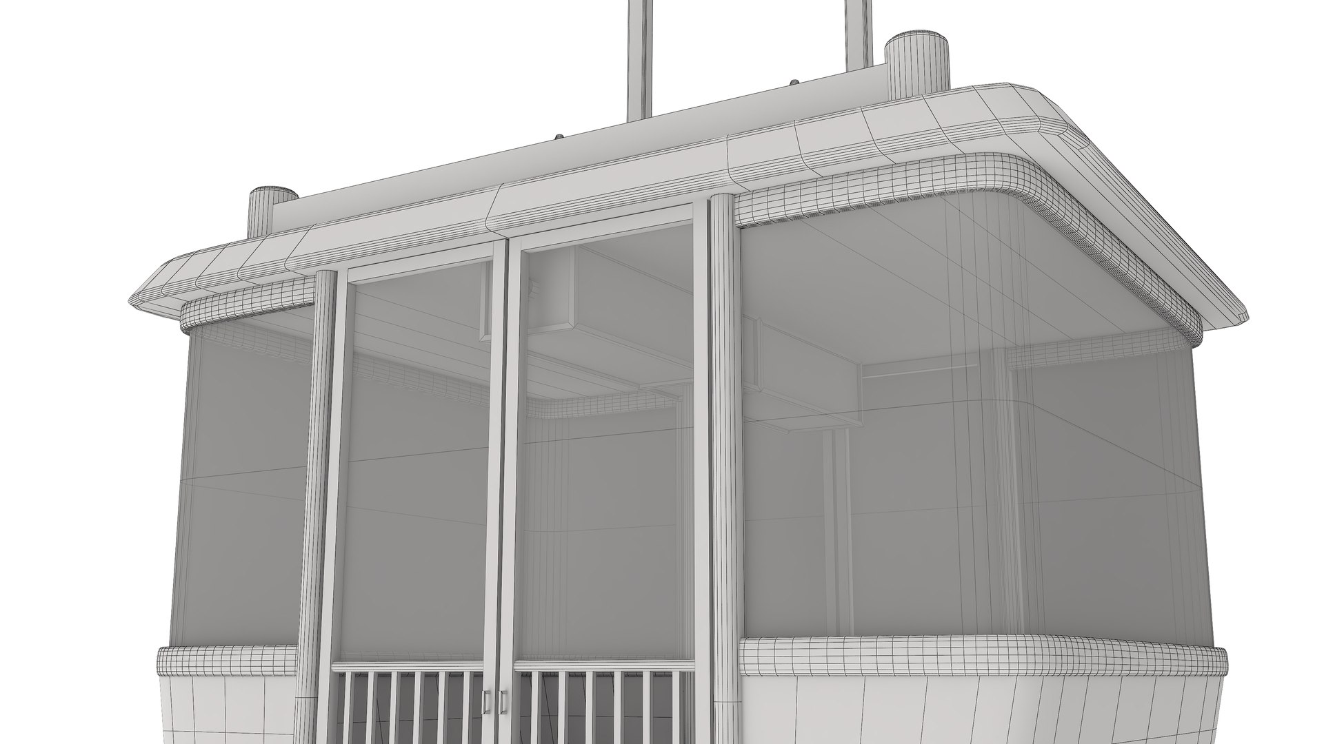 3D Ropeway Cabine - TurboSquid 2273728