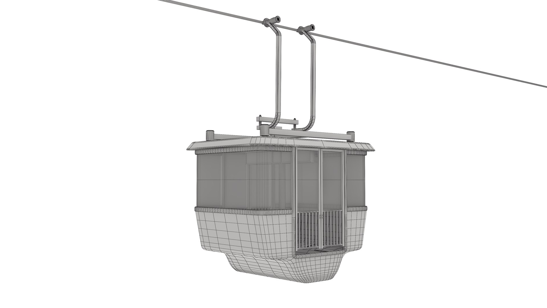 3D Ropeway Cabine - TurboSquid 2273728