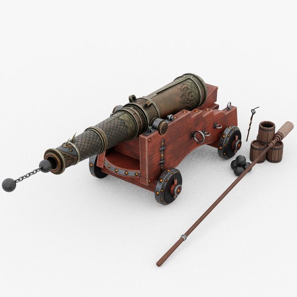 modelo 3d O Kit 01 Cannon Kit 02 of 05 cursed sea cannon - TurboSquid ...