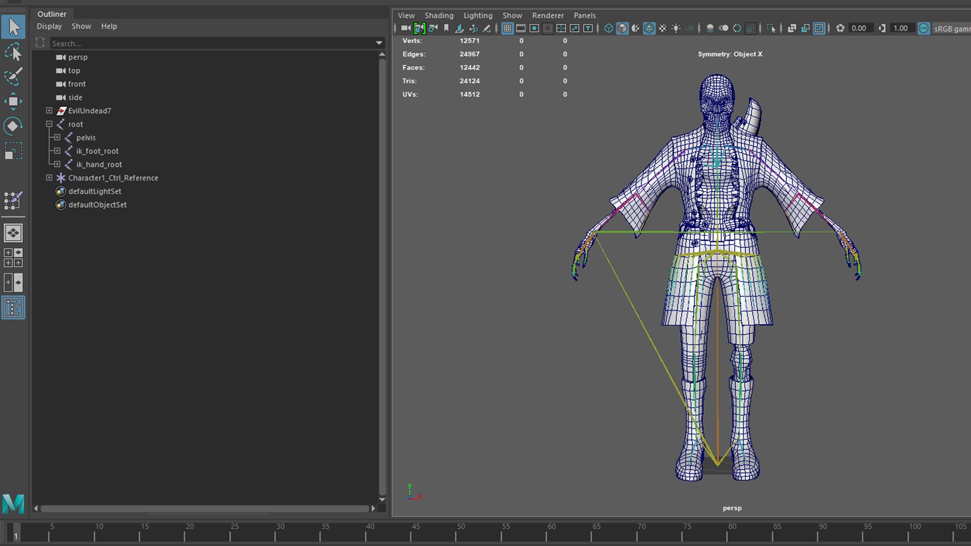 3D Evil Undead 7 - TurboSquid 2035594