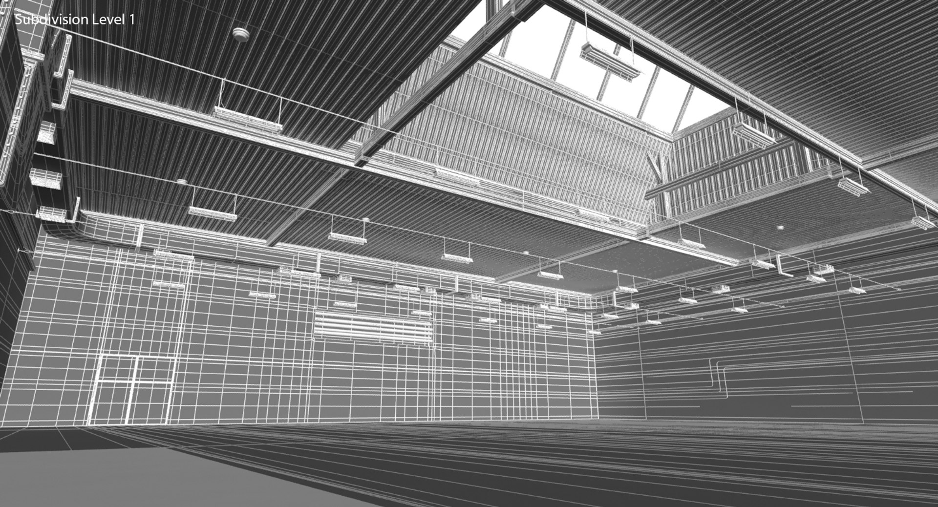 Warehouse Scene 3d Model