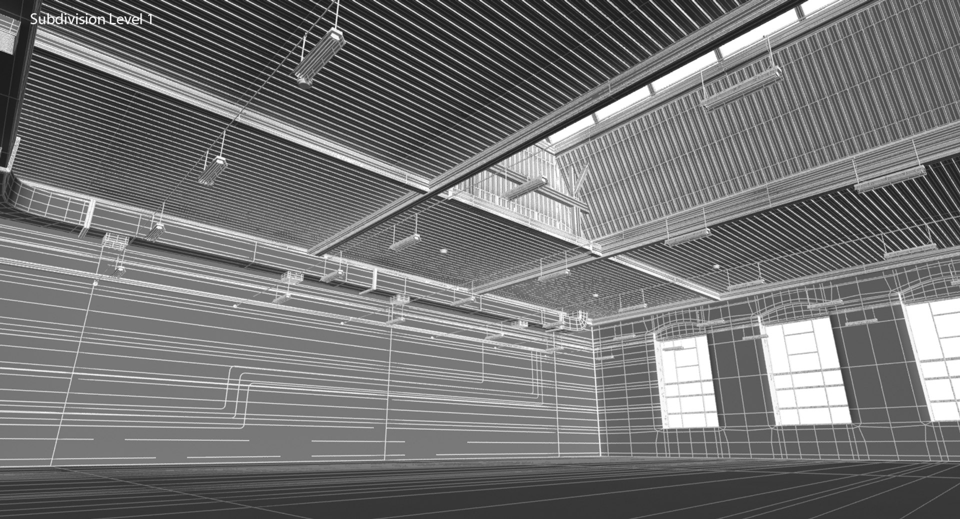 Warehouse Scene 3d Model