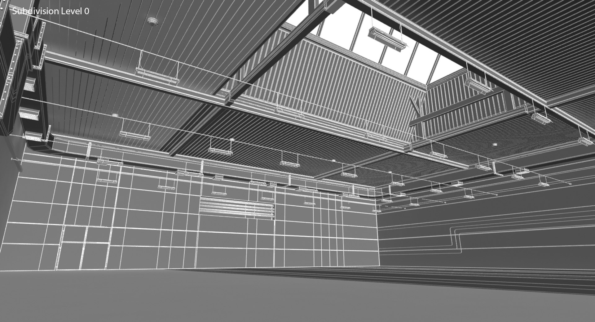 Warehouse Scene 3d Model