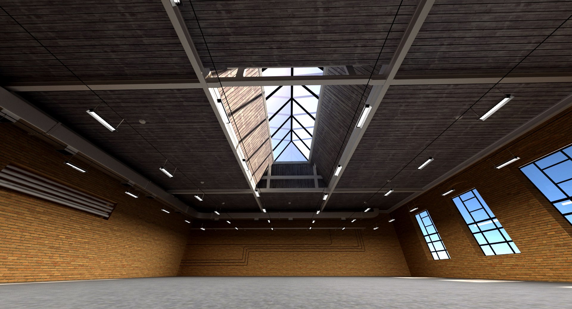 Warehouse Scene 3d Model