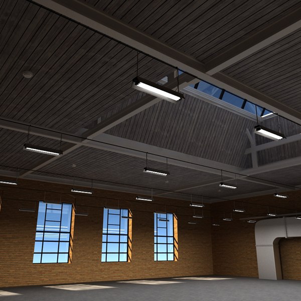 warehouse scene 3d model