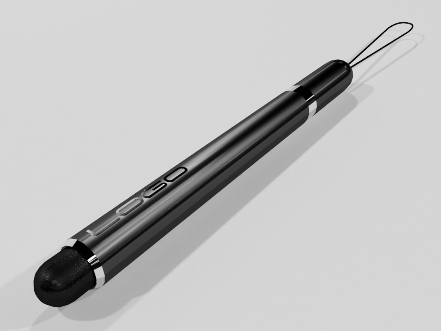Black stylus 3D model - TurboSquid 1507758