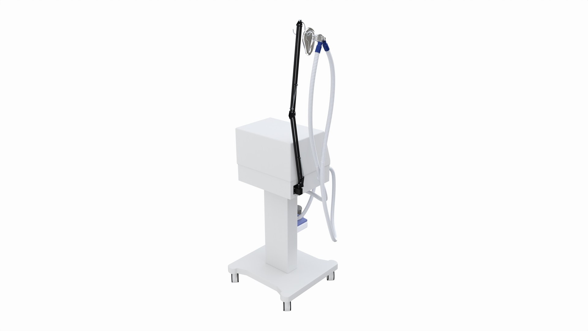 Mobile Electric Medical Lung Ventilator 3D Model - TurboSquid 2238136