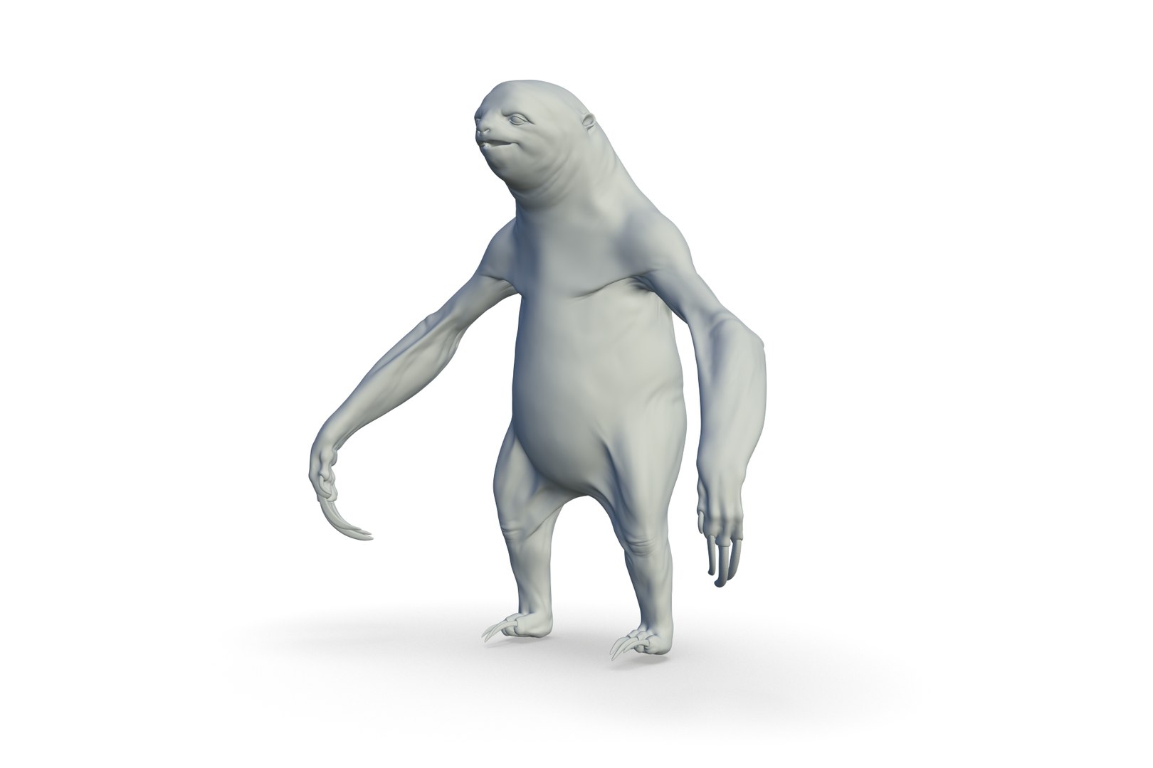 3D Sloth - TurboSquid 2213714