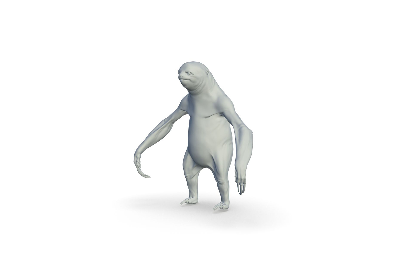 3D Sloth - TurboSquid 2213714