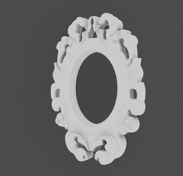 Vintage baroque picture frame 3D - TurboSquid 1570239