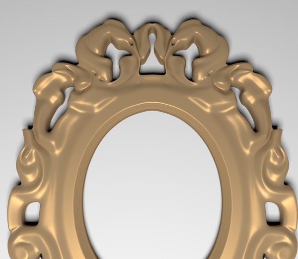 Vintage baroque picture frame 3D - TurboSquid 1570239
