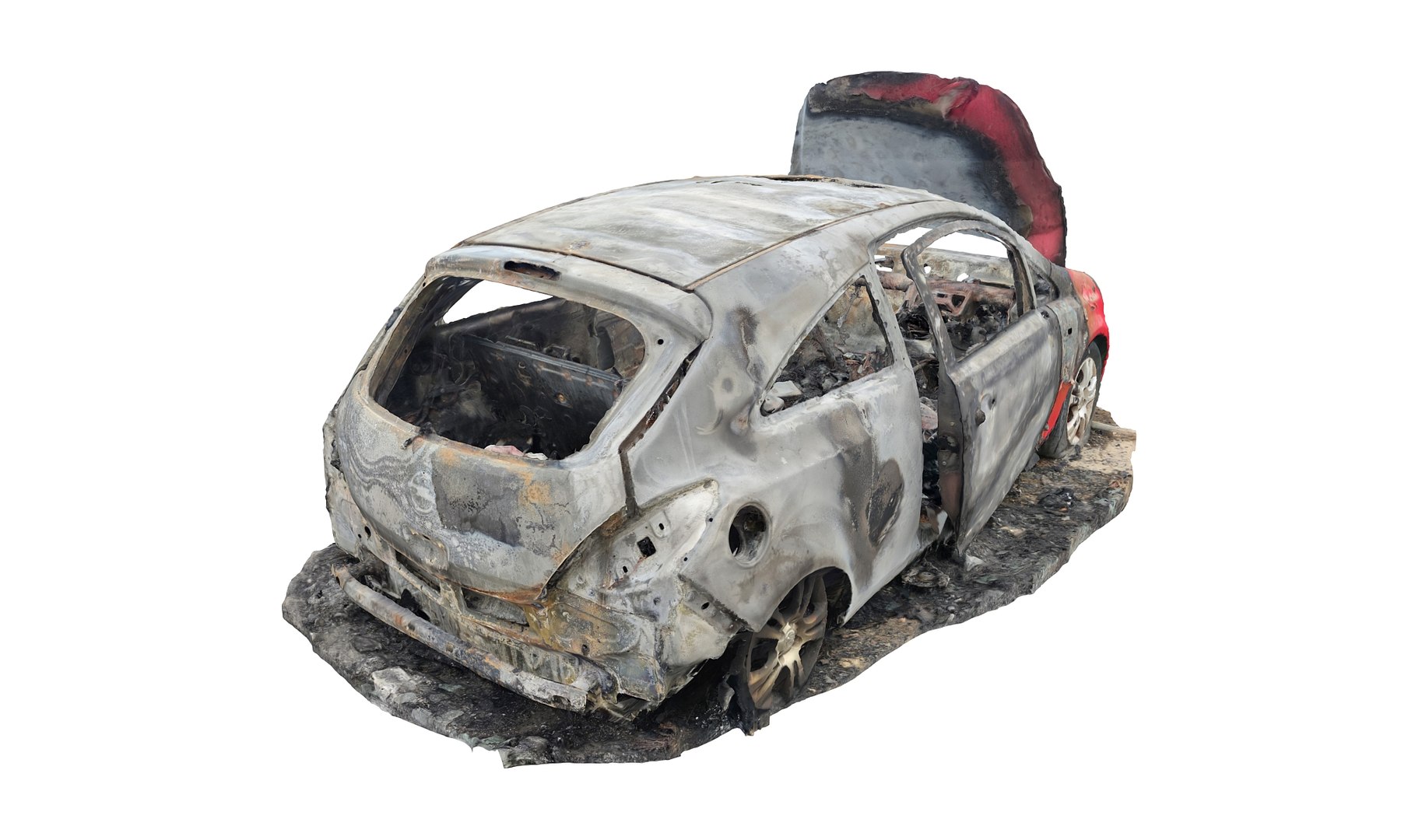 Car Wreck Pack 16K model - TurboSquid 2061985