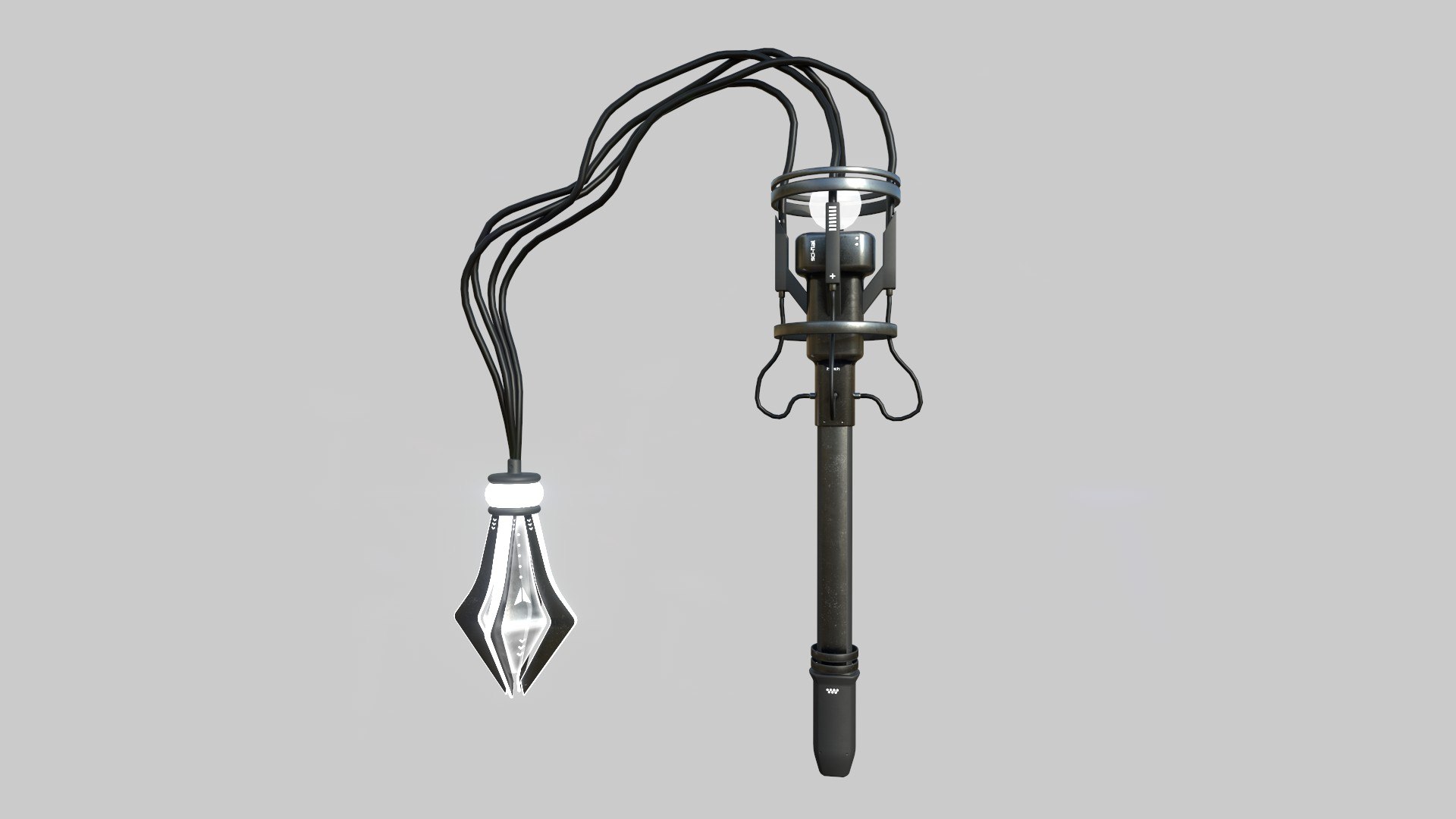 SciFi Flail A10 Metal - Sci Fi Weapon Design 3D Model - TurboSquid 1975307