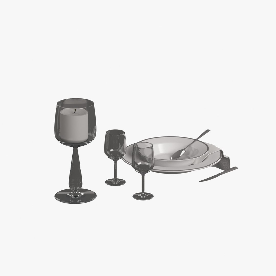 3d model production kitchen