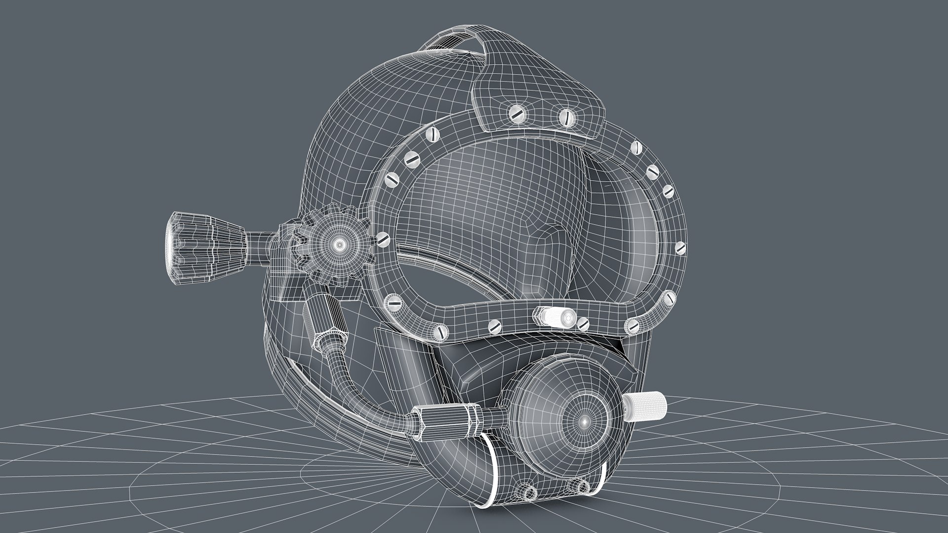 Diving Helmet 3d Model
