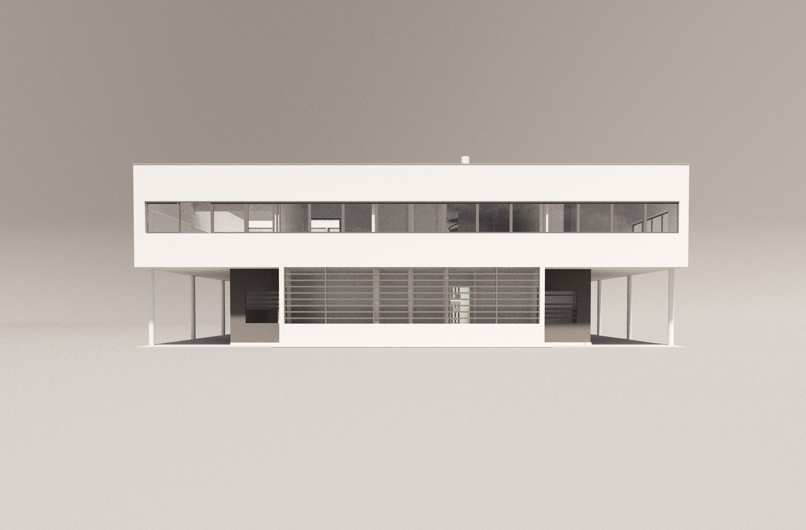 Villa Savoye Le Corbusier Low-poly 3D Model 3D Model - TurboSquid 2335135