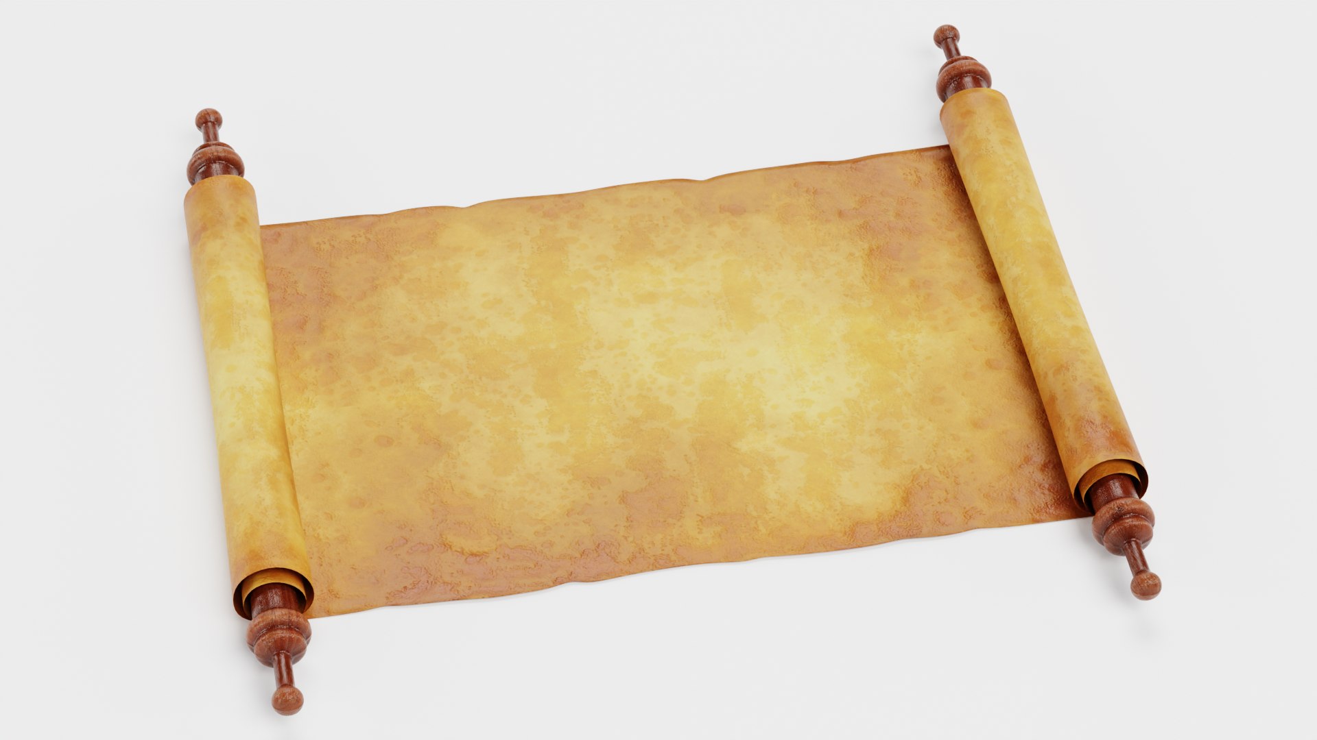 Scrolls Empty Set 3D Model - TurboSquid 2201315