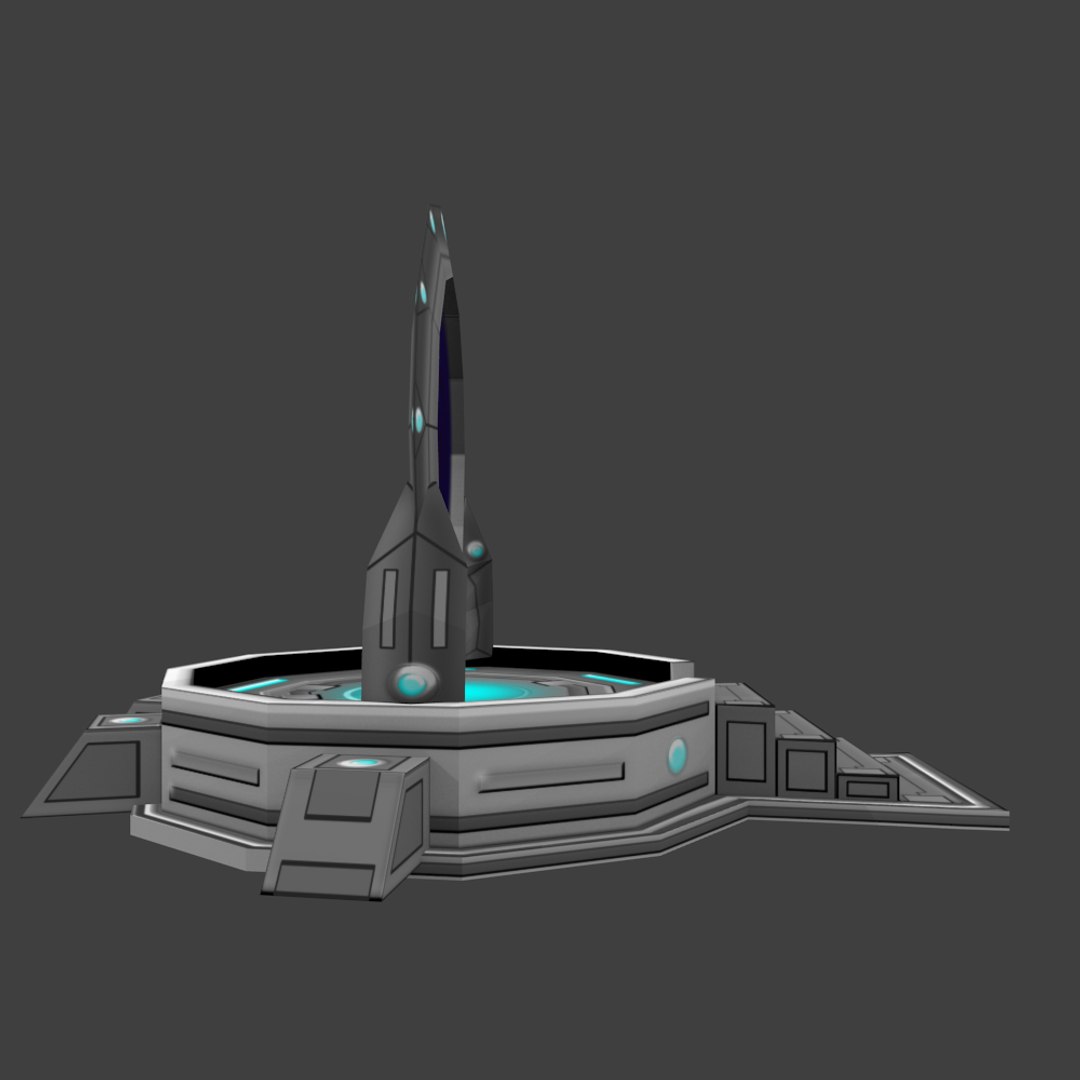 Science Fiction Portal 3d Model
