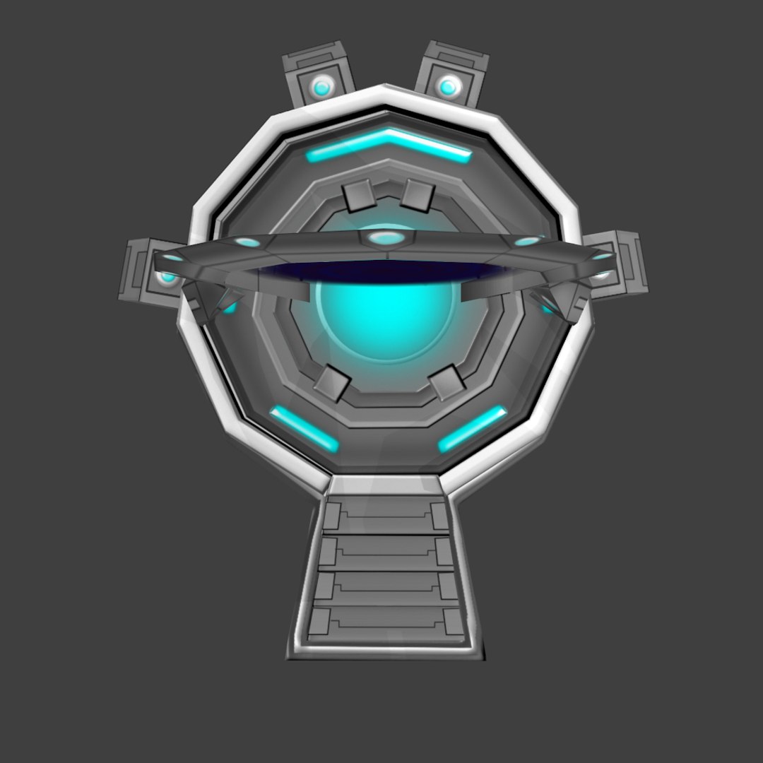 Science Fiction Portal 3d Model