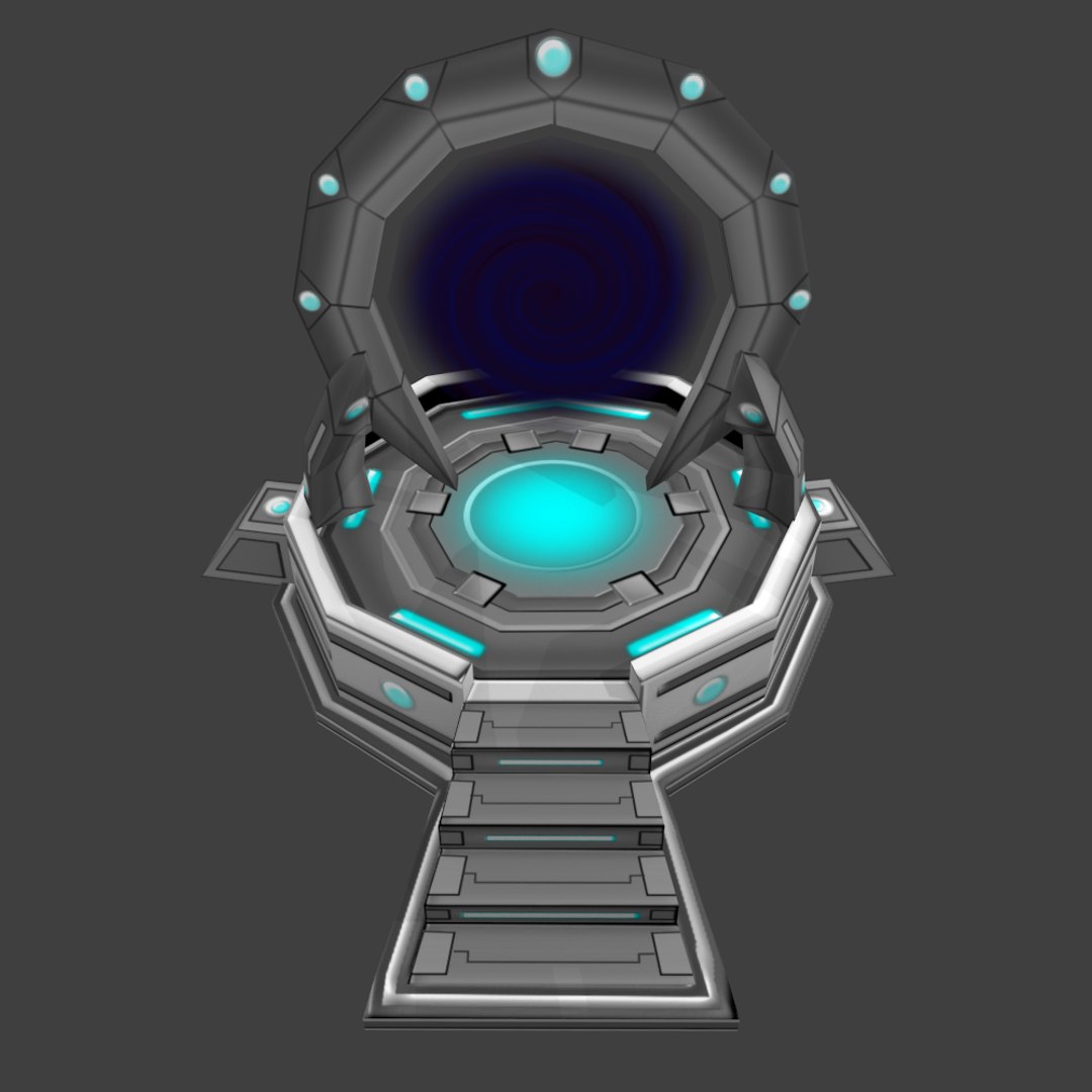 Science Fiction Portal 3d Model