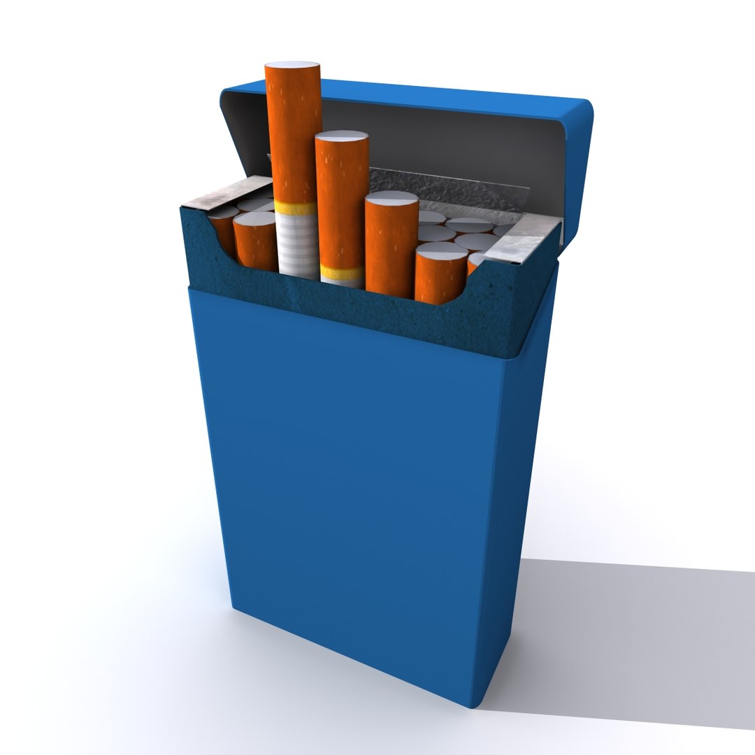3d Cigarettes Pack Model