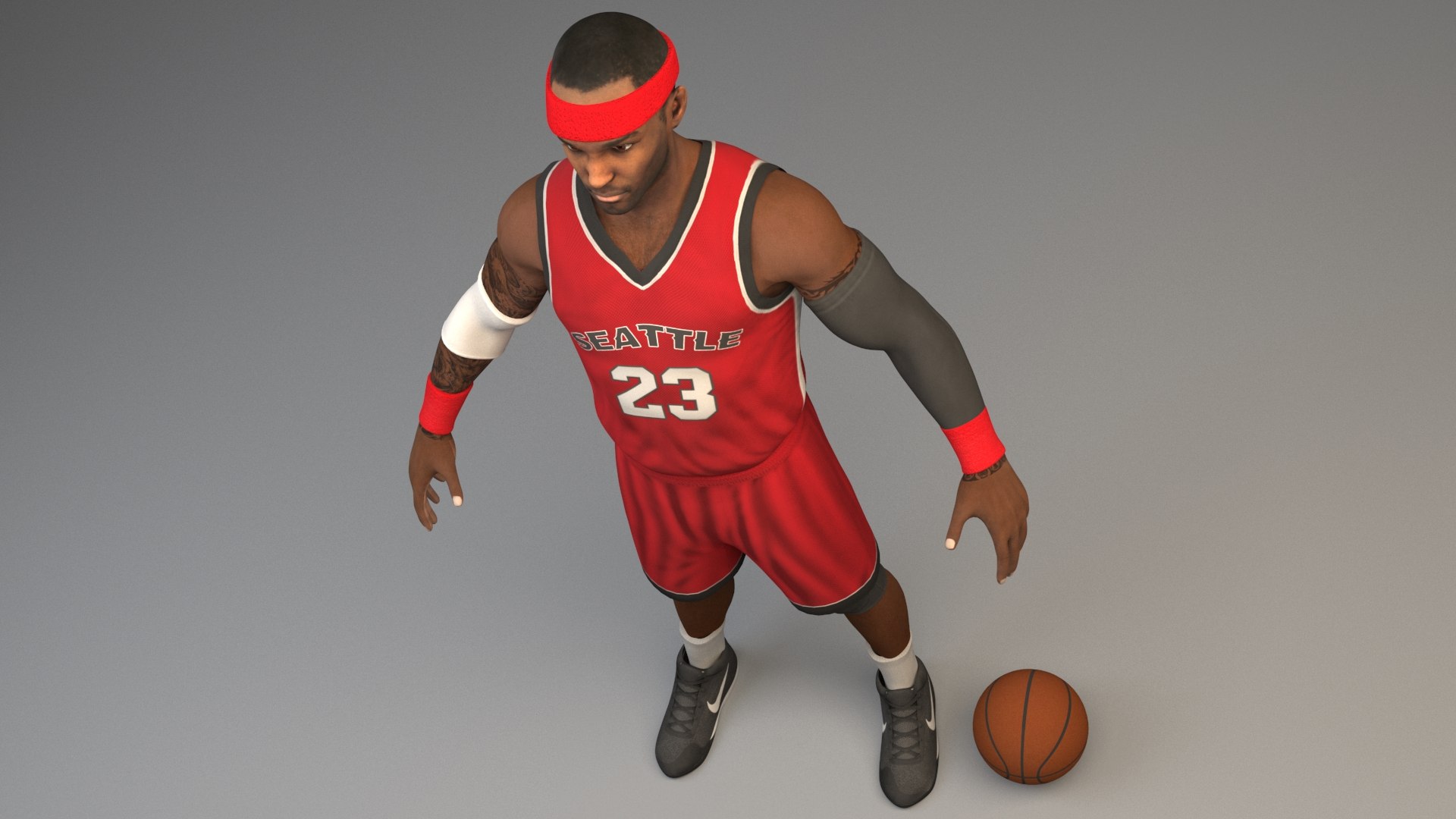 3D basketball player 8k ball model - TurboSquid 1514588