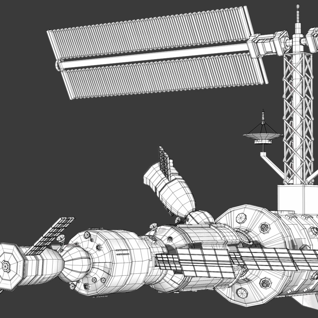 3d Satellite Realistic Modeled Model