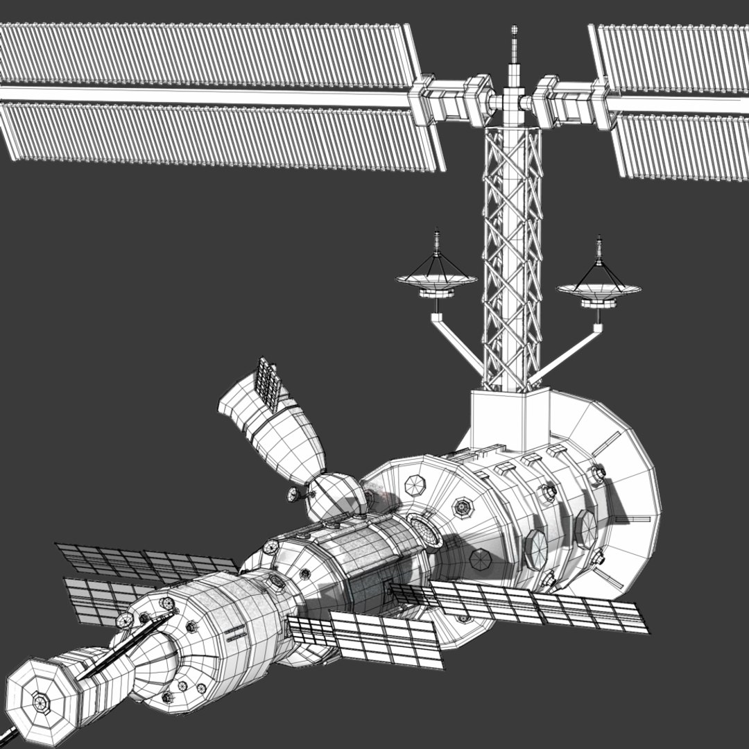 3d Satellite Realistic Modeled Model