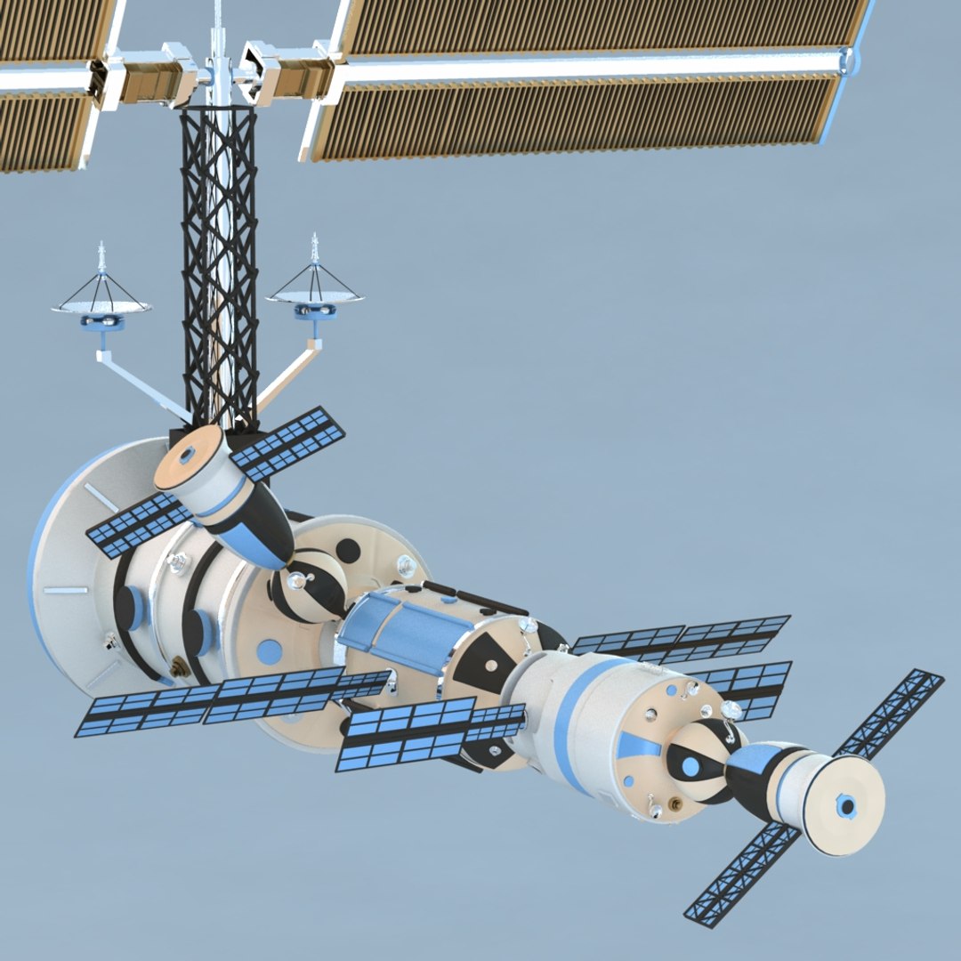 3d Satellite Realistic Modeled Model