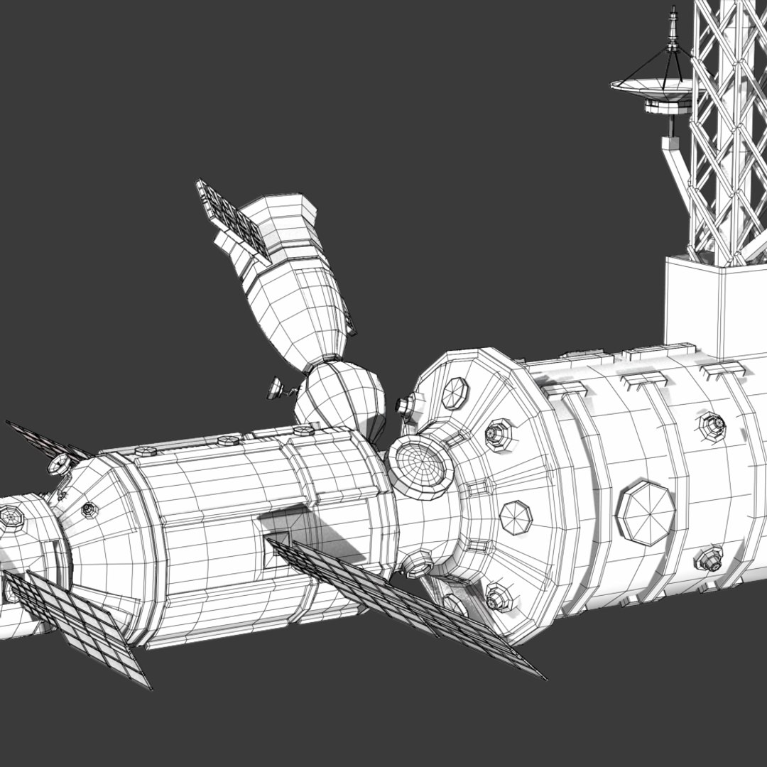 3d Satellite Realistic Modeled Model