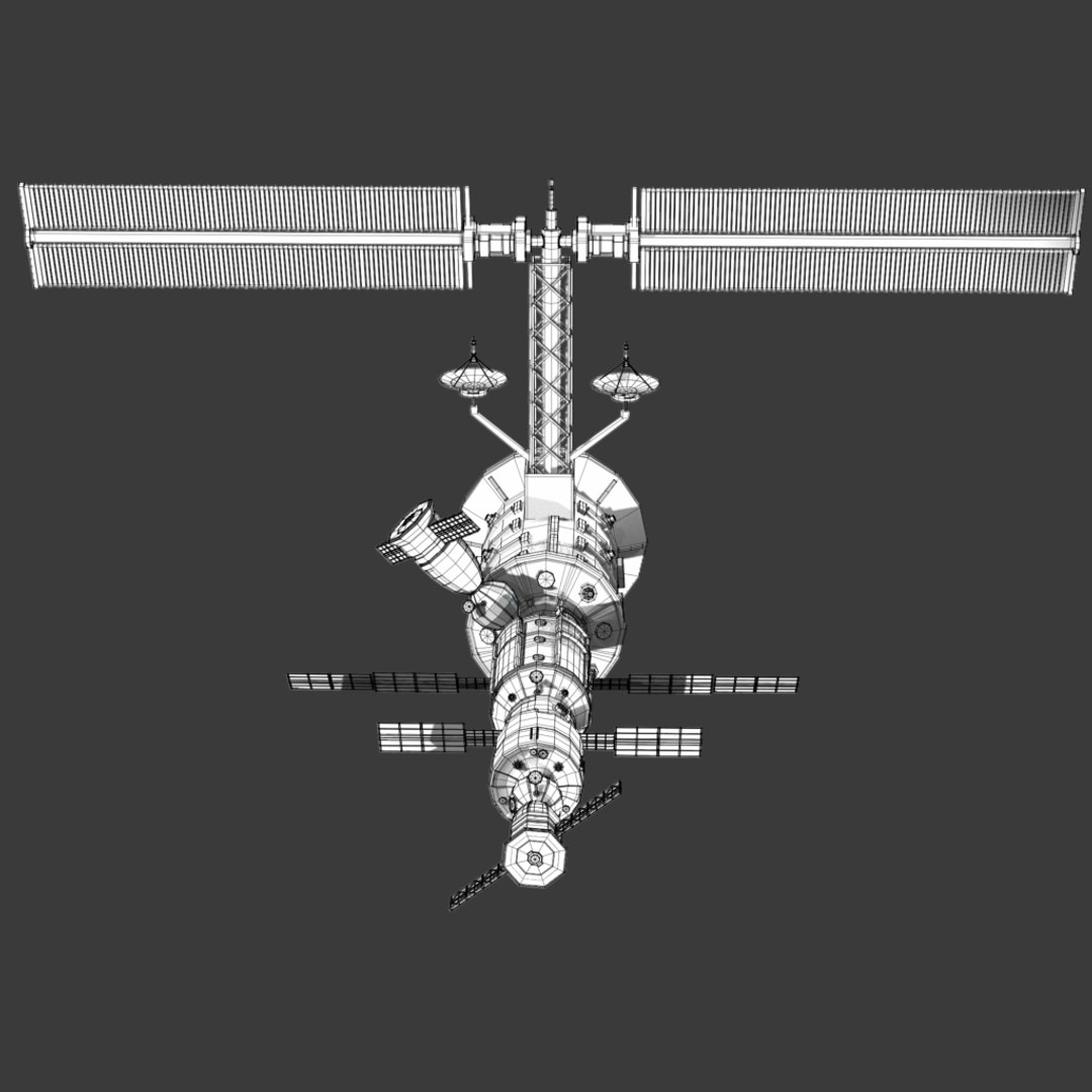 3d Satellite Realistic Modeled Model