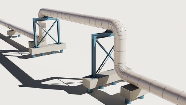 Pipe gantry 3D model - TurboSquid 1382367