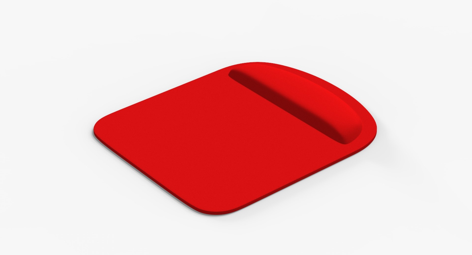 Red mousepad 3D - TurboSquid 1318961