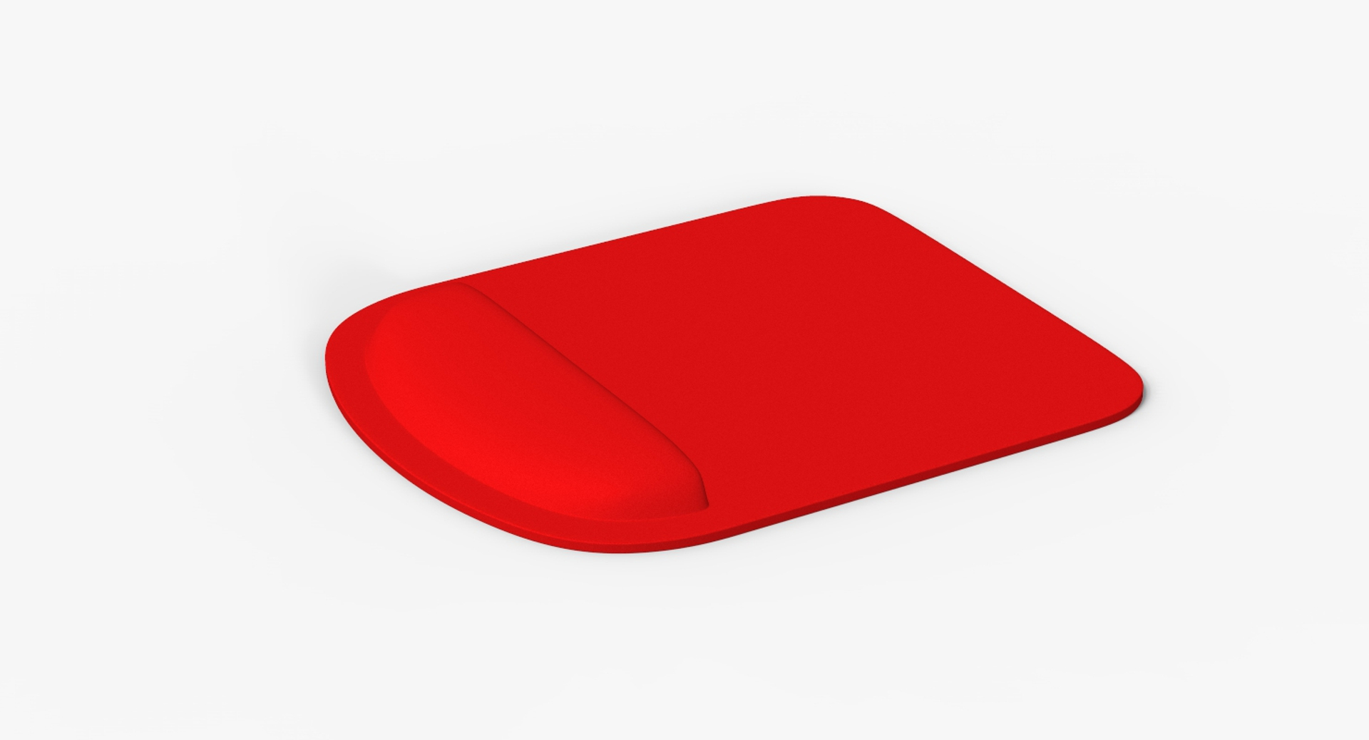 Red Mousepad 3D - TurboSquid 1318961