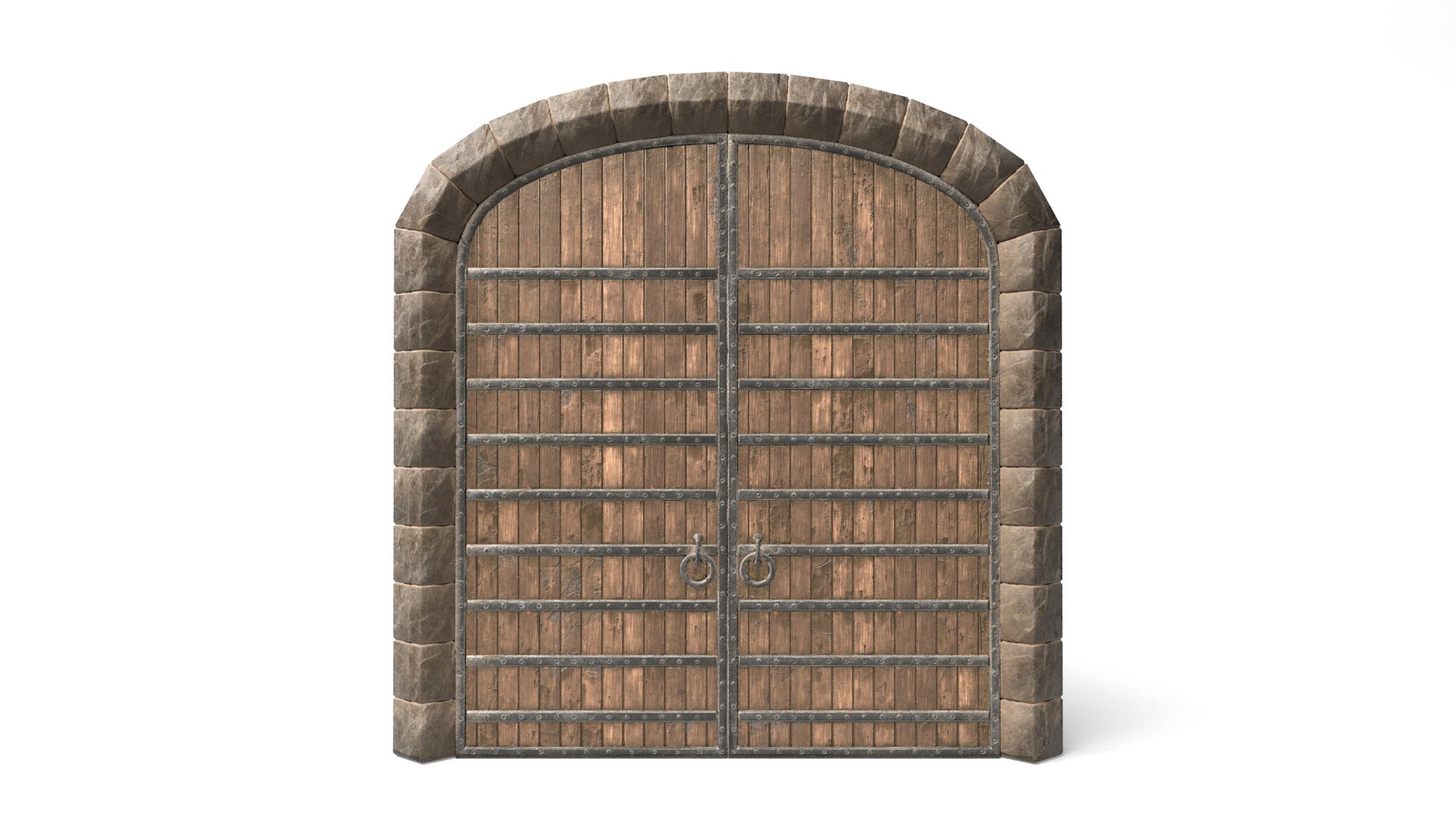 20 Medieval Wooden Doors 3D Model - TurboSquid 2279631
