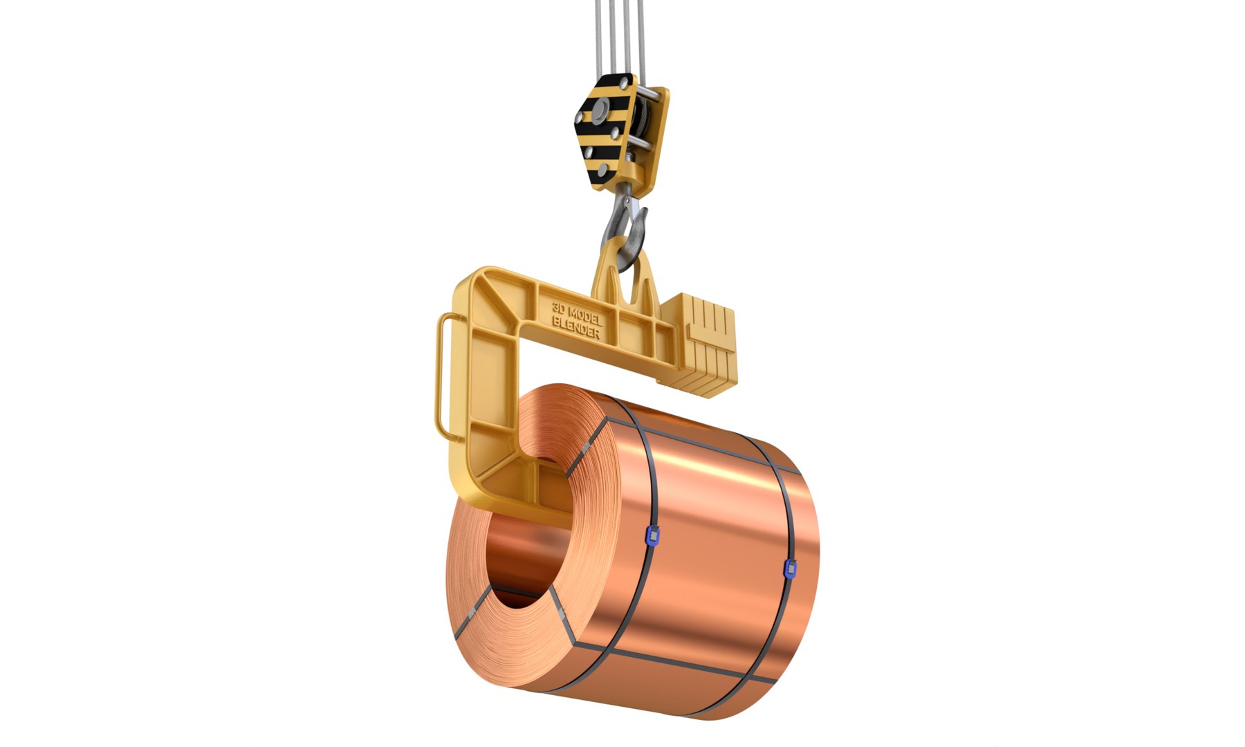 3D Coil Lifter With Copper Coil - TurboSquid 2250351