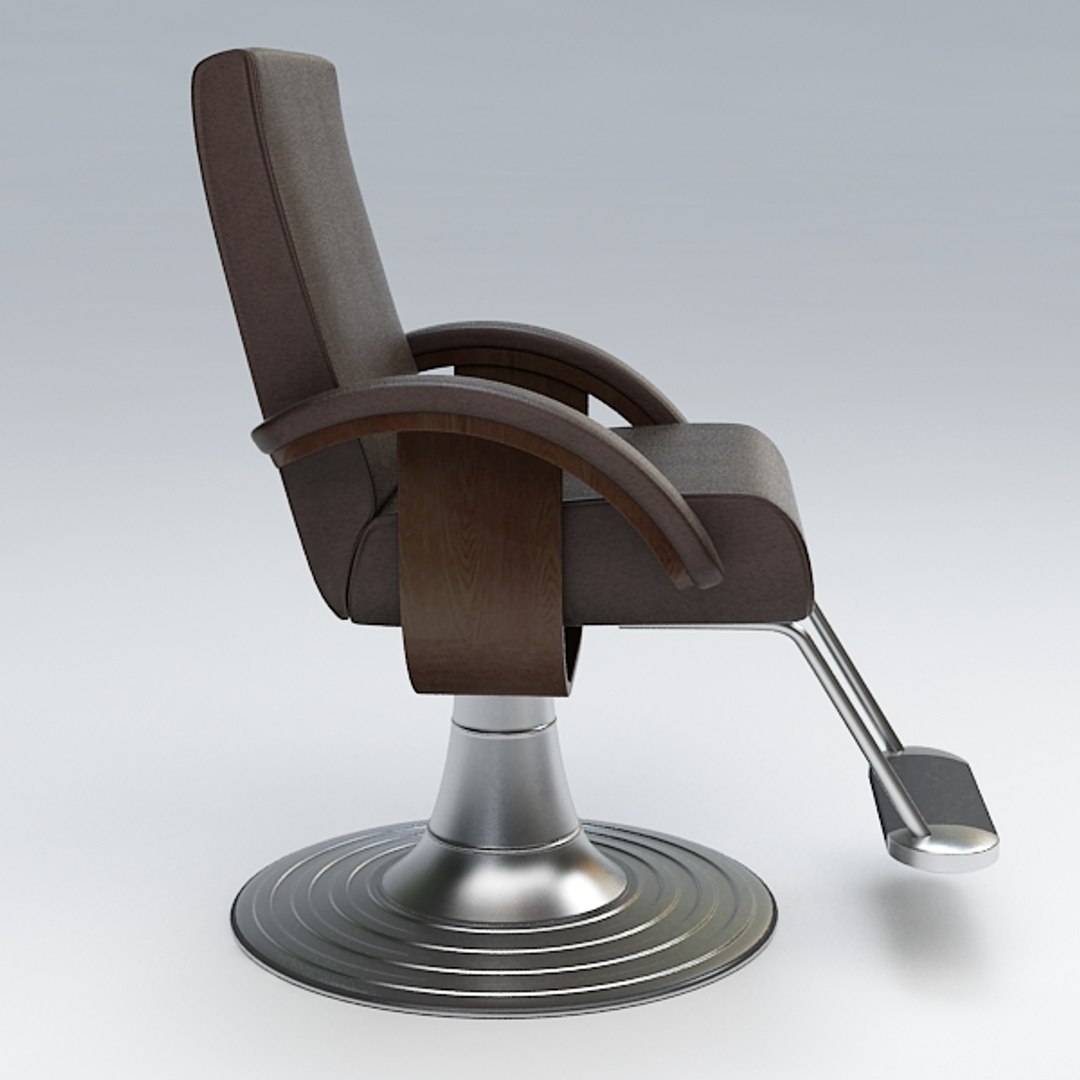 3d Model Barber Chair