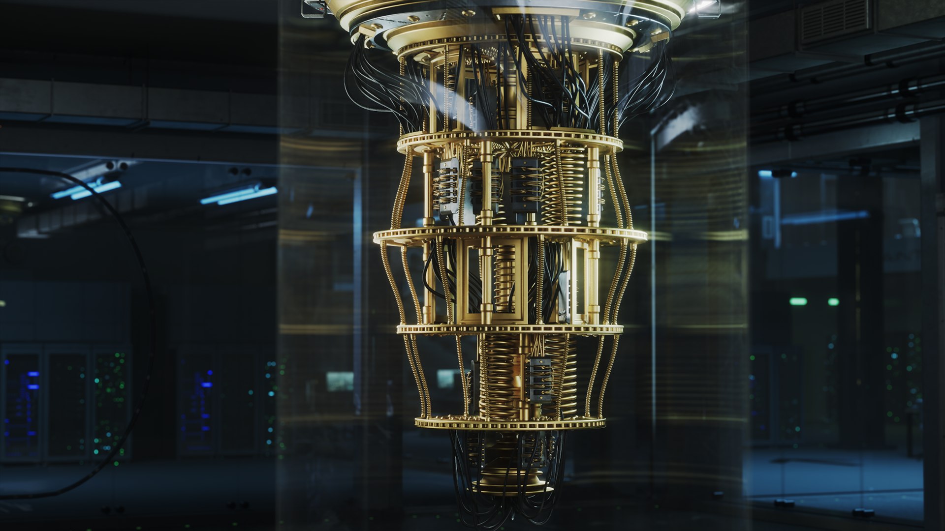 3D High-Detail Quantum Computer Model - TurboSquid 2368420