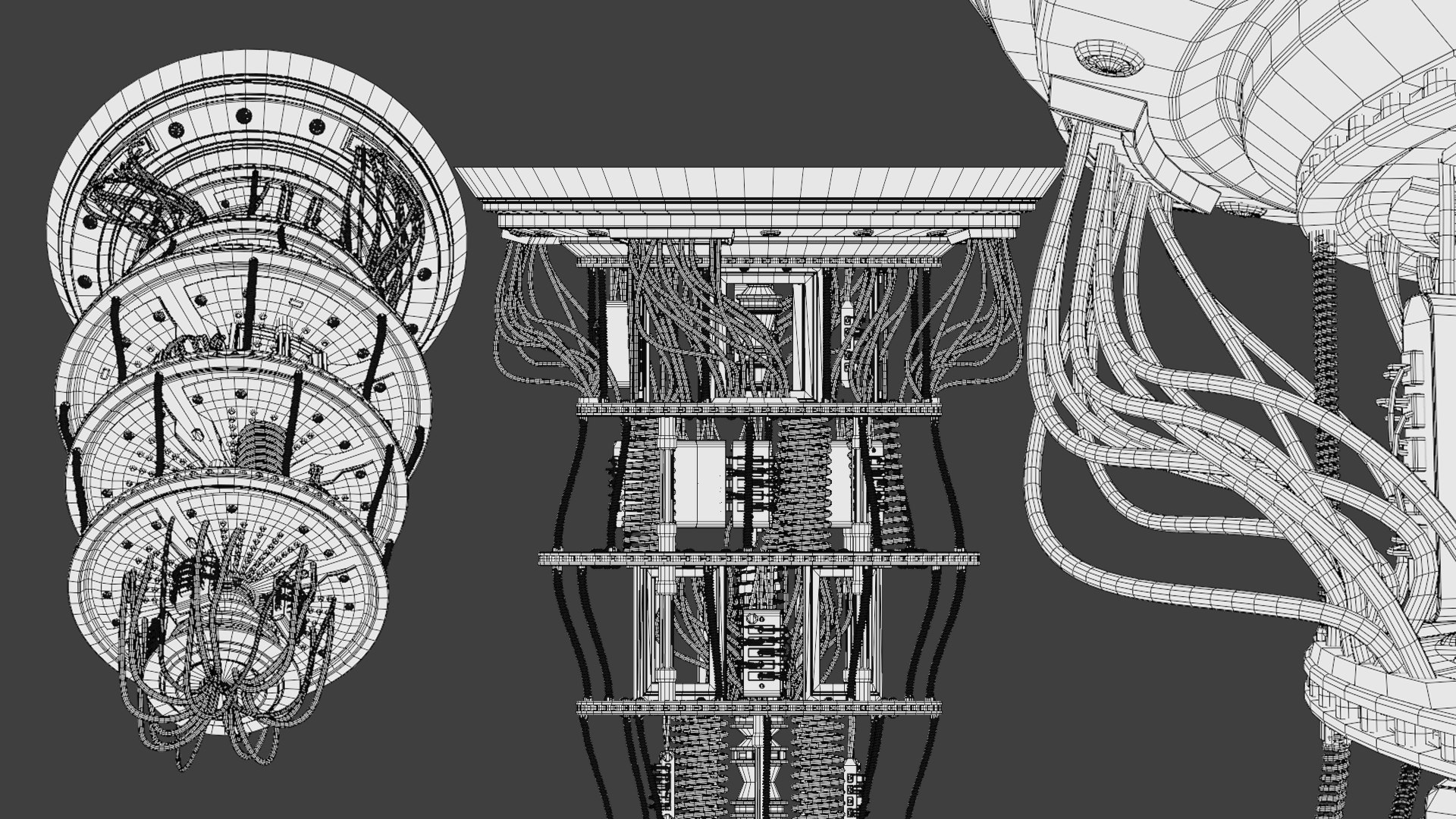 3D High-Detail Quantum Computer Model - TurboSquid 2368420
