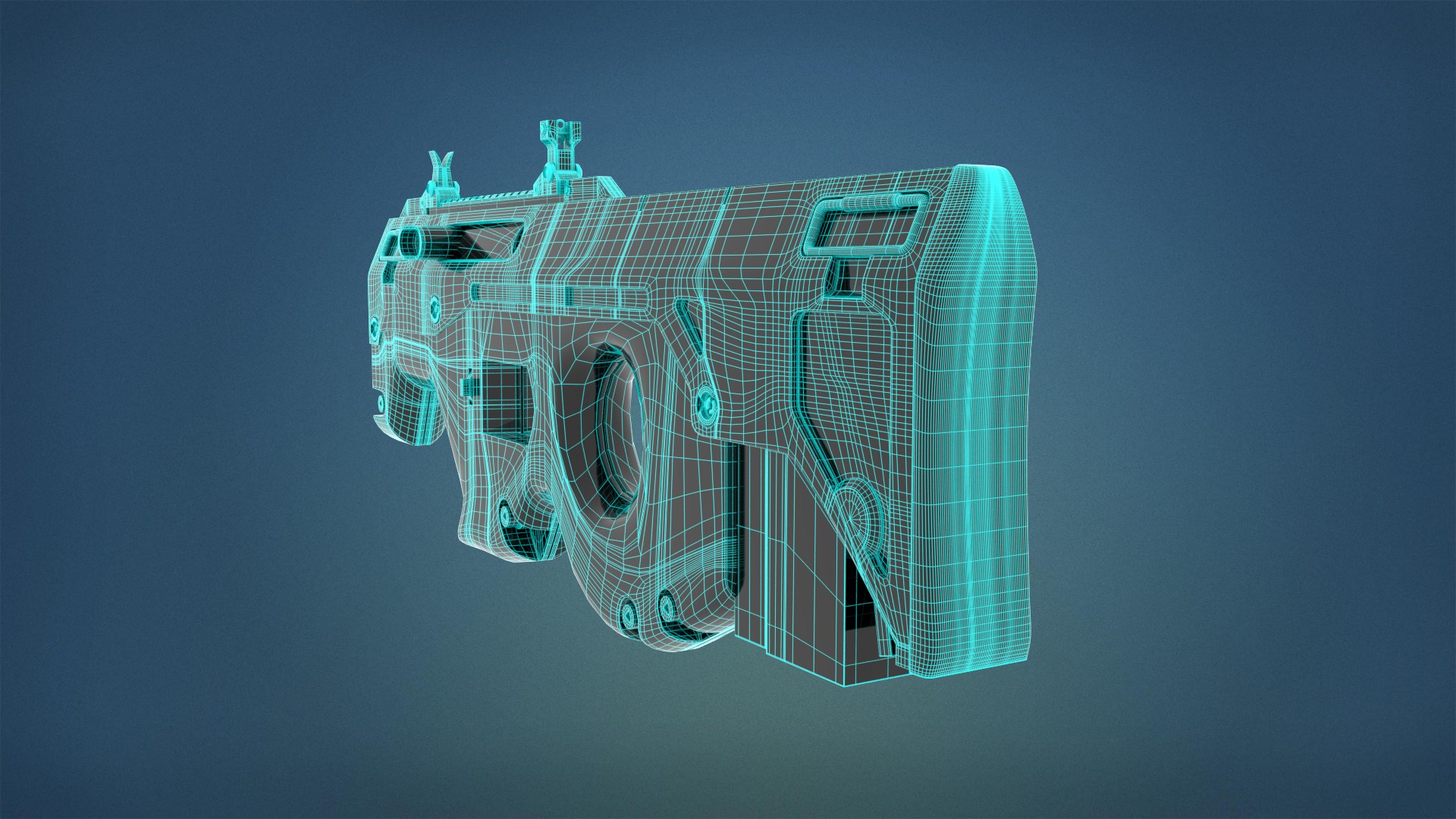 Future Gun Model - TurboSquid 1856731