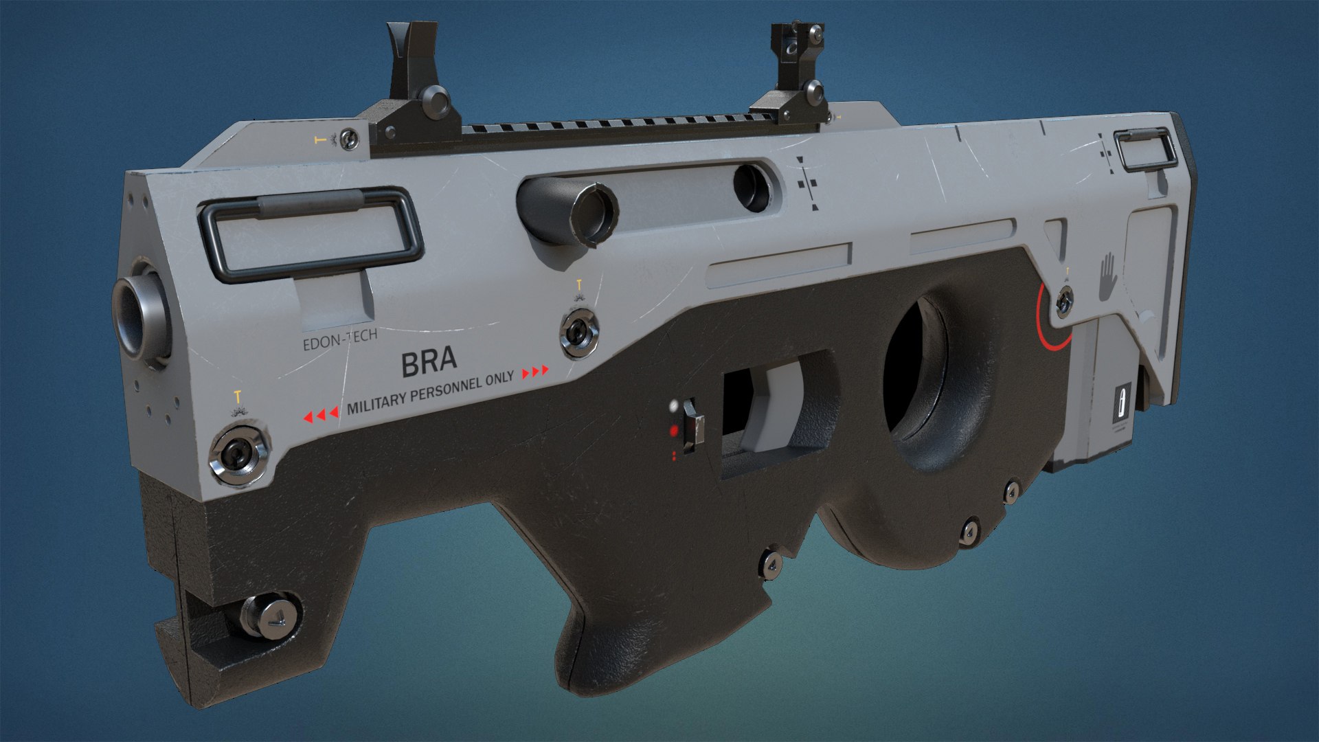 Future Gun Model - TurboSquid 1856731