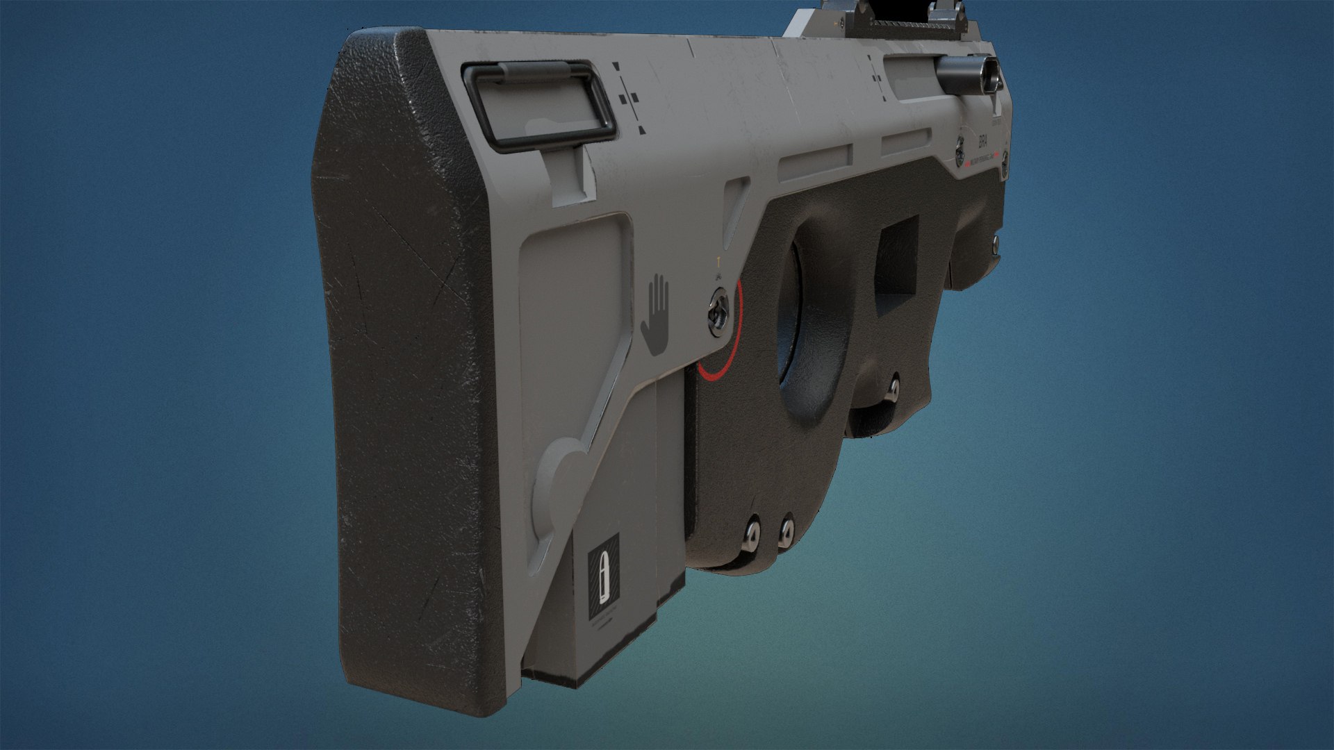 Future Gun Model - TurboSquid 1856731