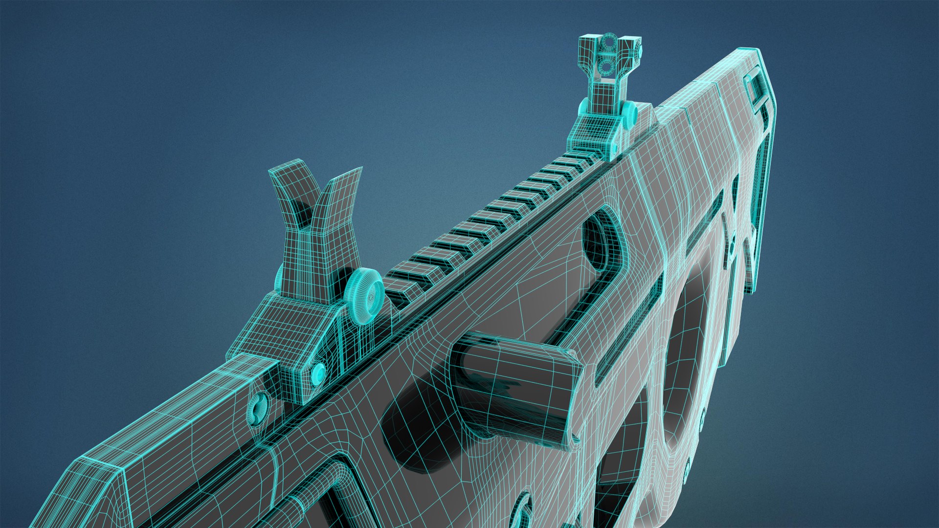 Future Gun Model - TurboSquid 1856731