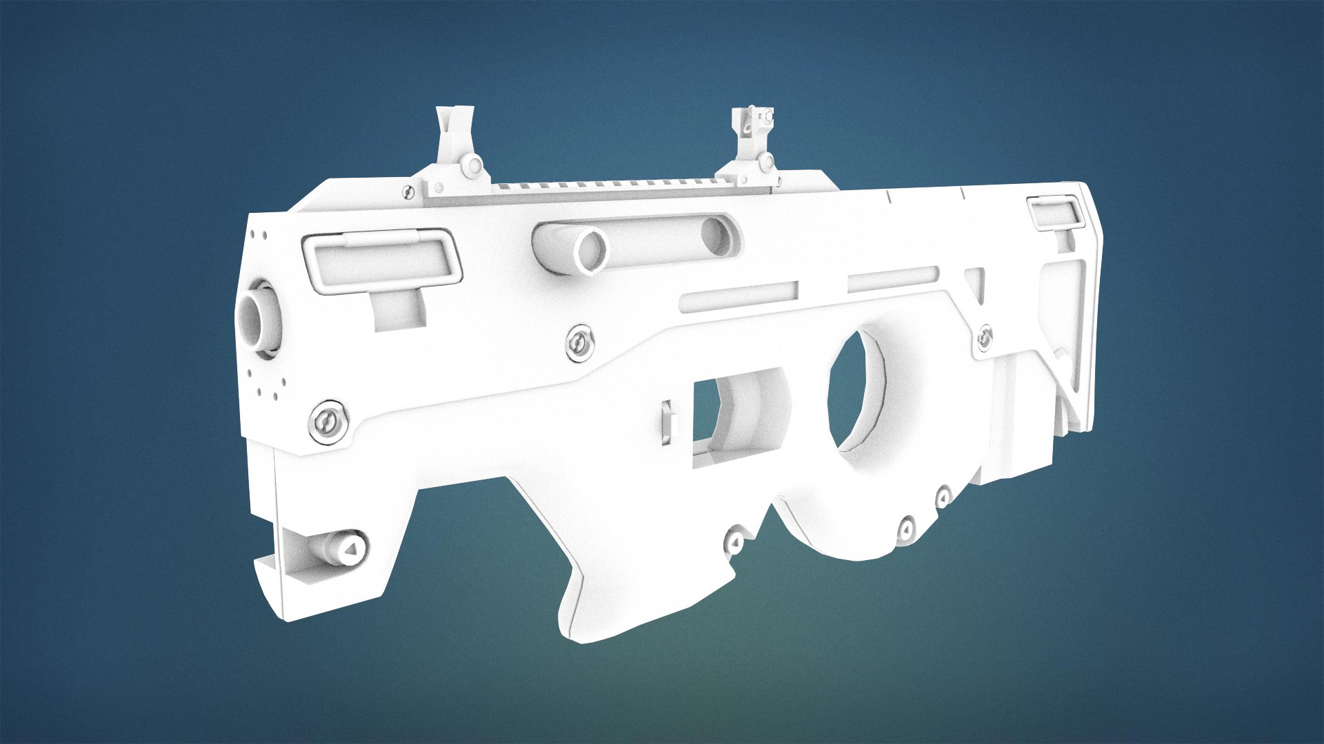 Future Gun Model - TurboSquid 1856731