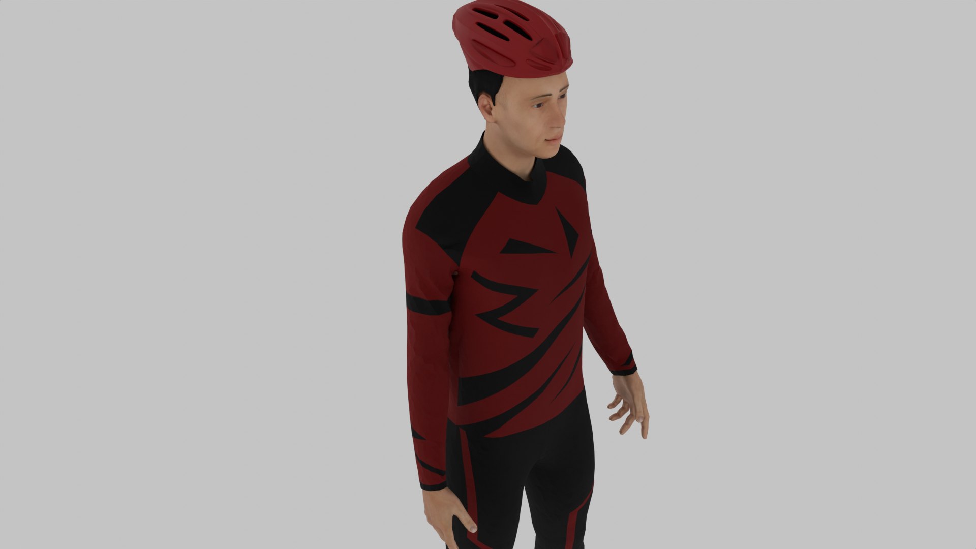 Cyclist Character 3D - TurboSquid 1970937