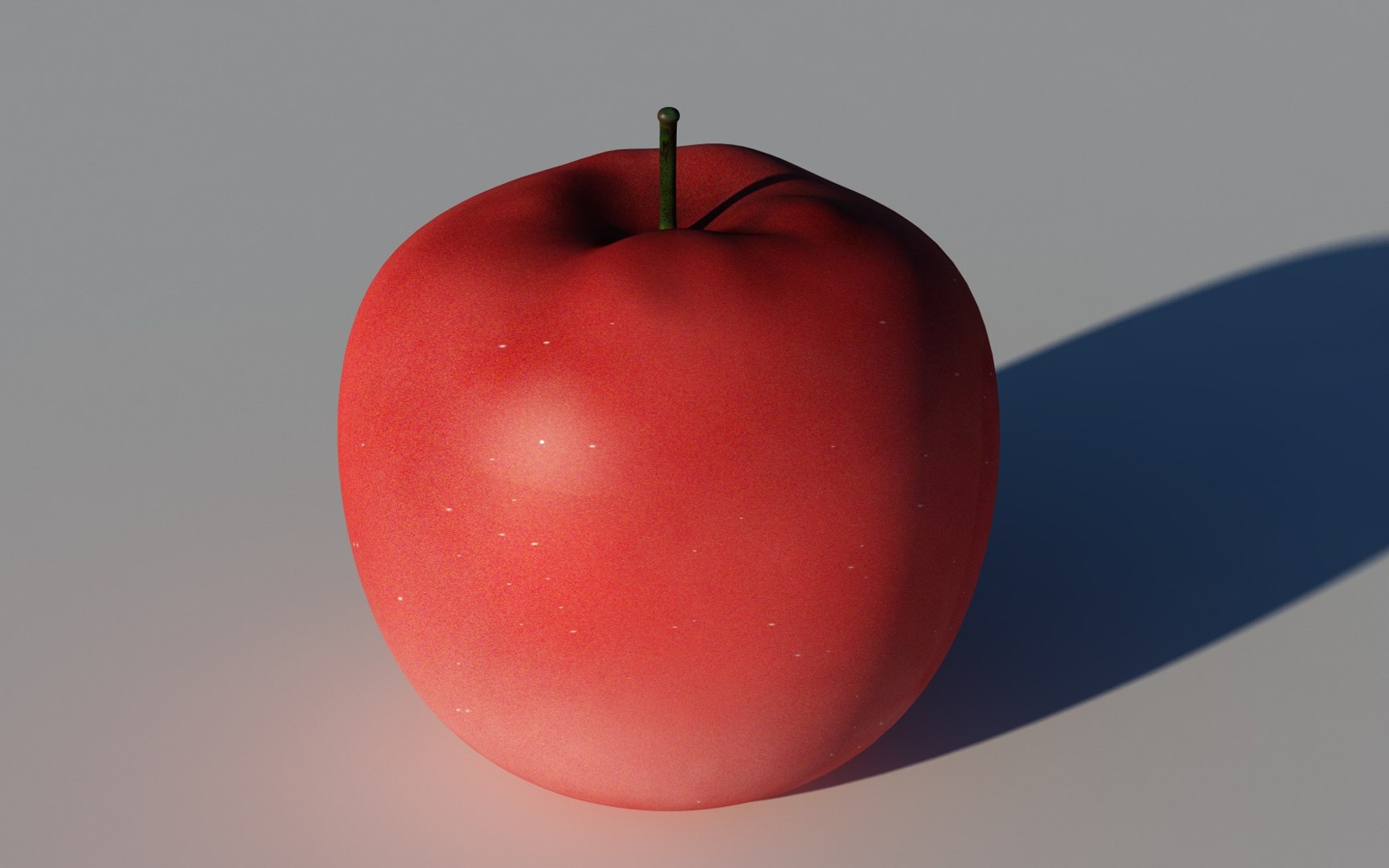 3d apple model