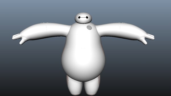 3d model baymax character 6