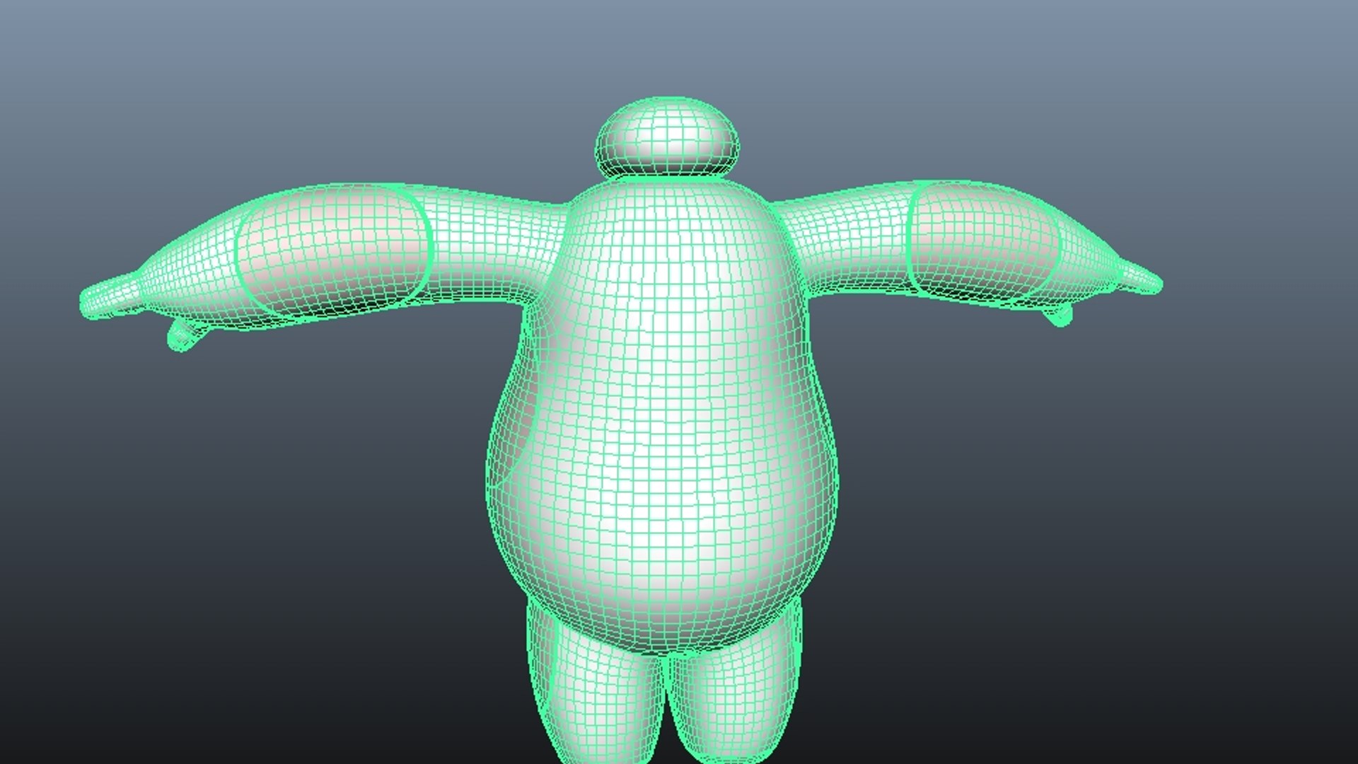 3d Model Baymax Character 6